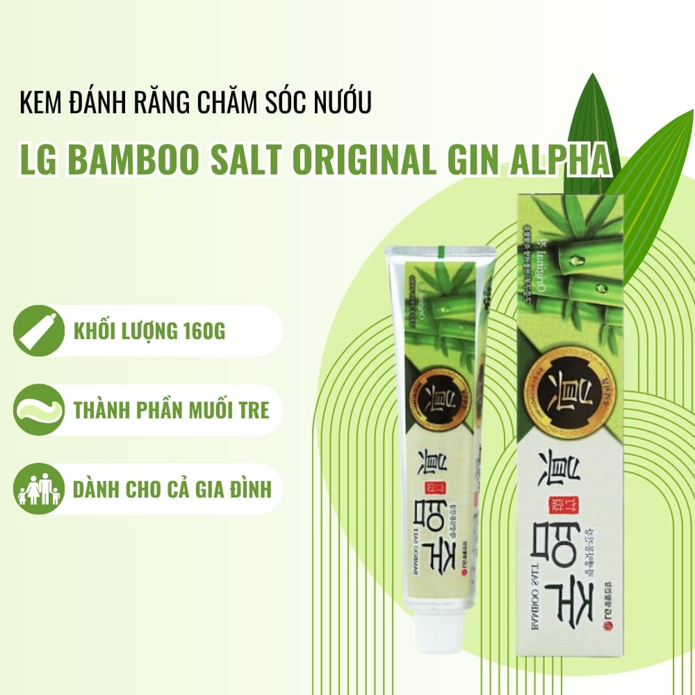 Kem Đánh Răng Chăm Sóc Nướu BAMBOO SALT 160G